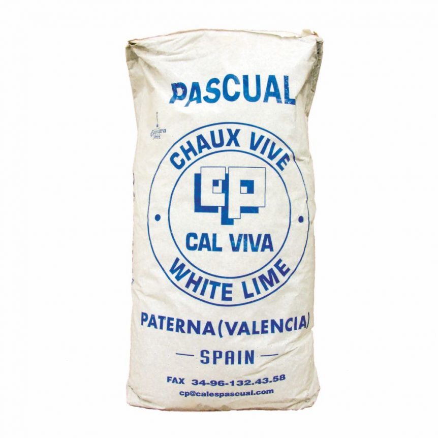 Cal viva en polvo - Cales Pascual